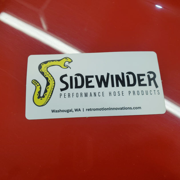 Sidewinder Logo Stickers – RetroMotion Innovations